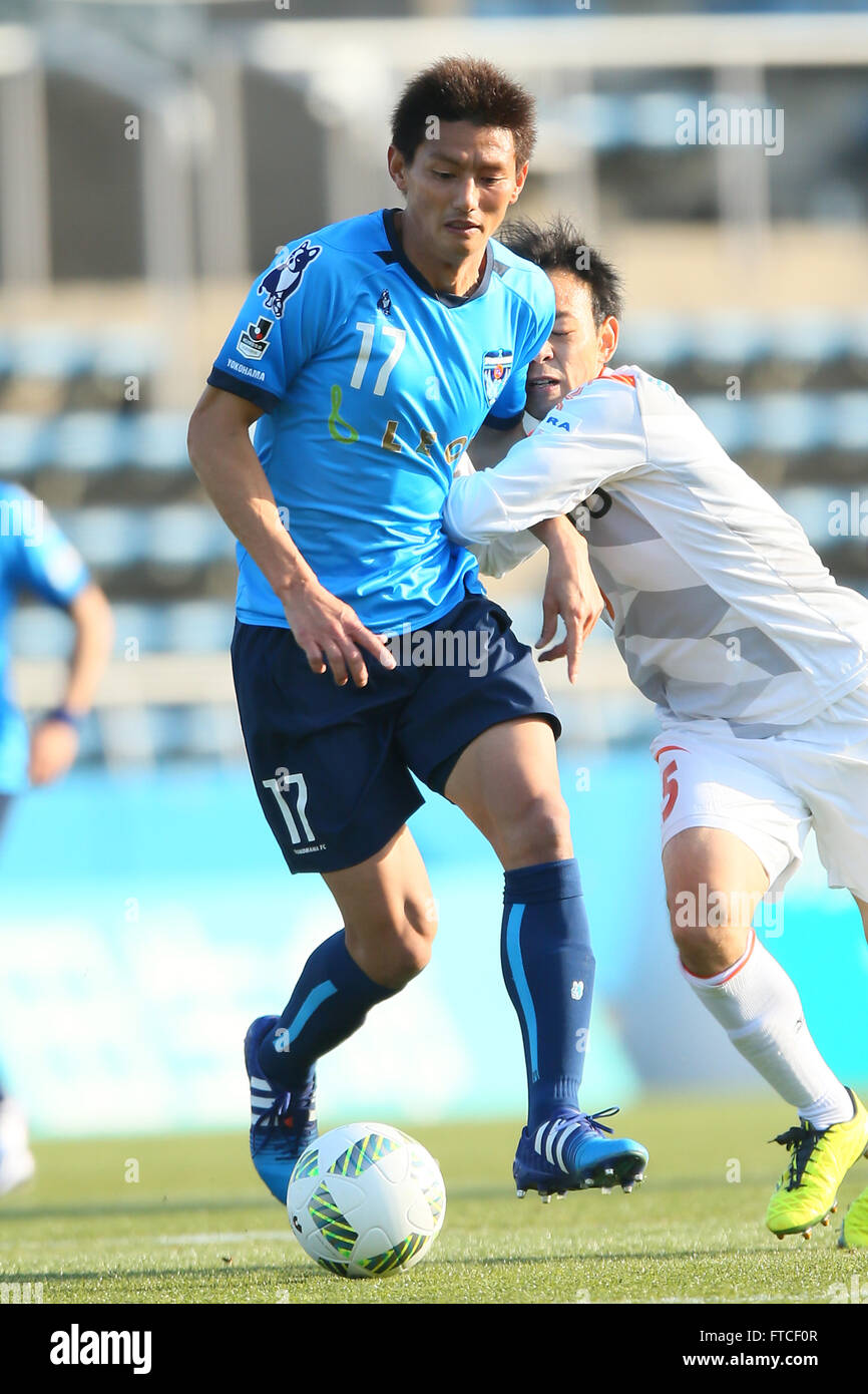 NHK Spring Mitsuzawa Football Stadium, Kanagawa, Japan. 26th Mar, 2016. An Yong-Hak (Yokohama FC ...