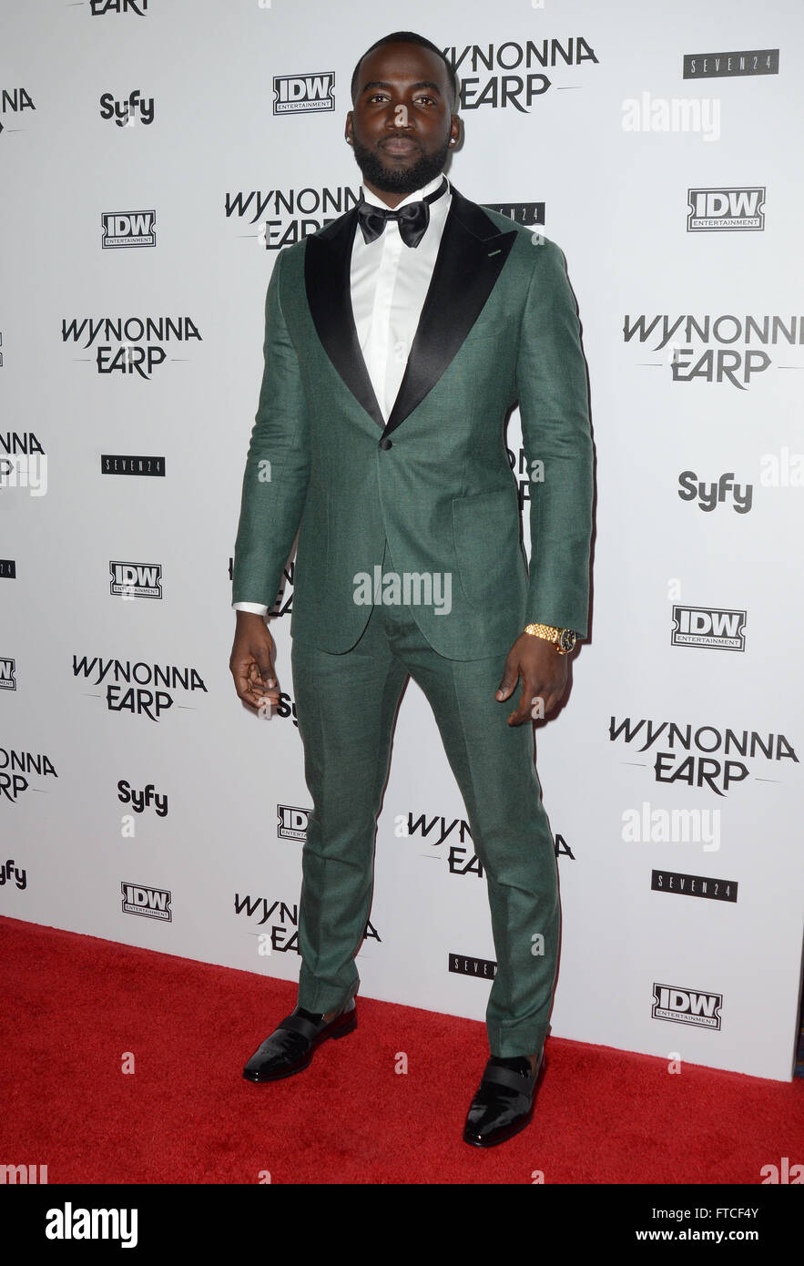 Los Angeles, CA, USA. 26th Mar, 2016. Shamier Anderson. Arrivals for ...