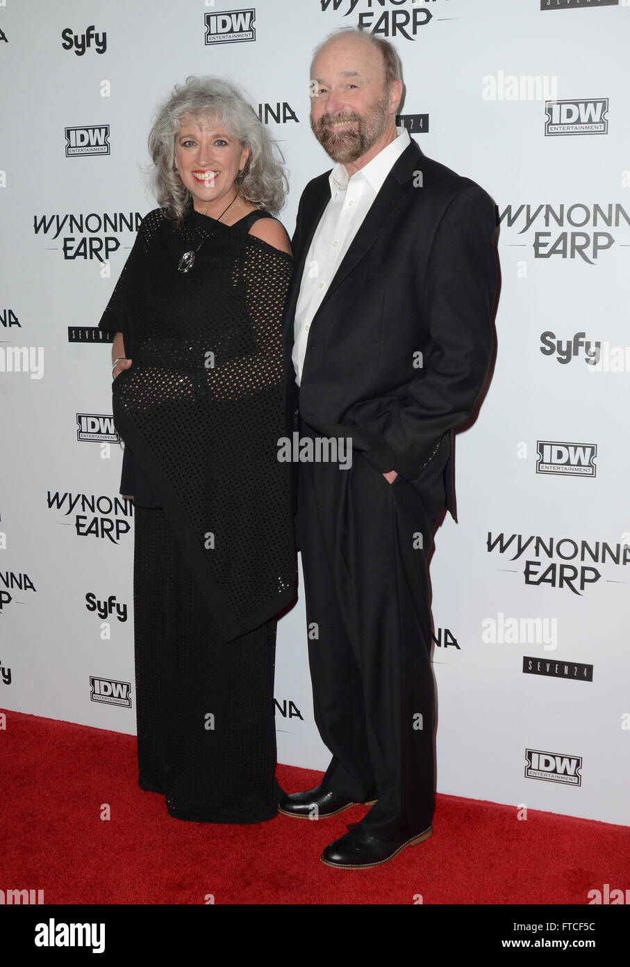 Los Angeles, CA, USA. 26th Mar, 2016. Brenda Smith, Beau Smith ...