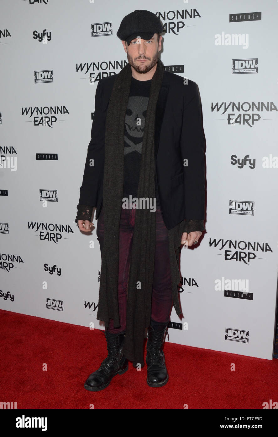 Los Angeles, CA, USA. 26th Mar, 2016. Michael Eklund. Arrivals for the ...