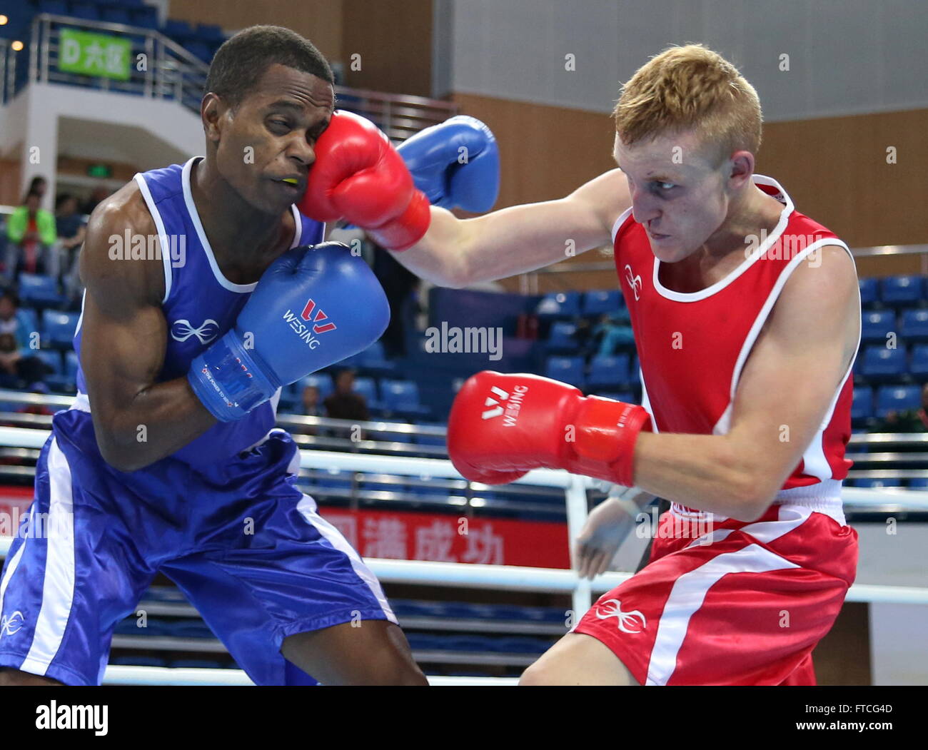 Qian'an, China's Hebei Province. 27th Mar, 2016. Keegan Tasman O'Kane ...