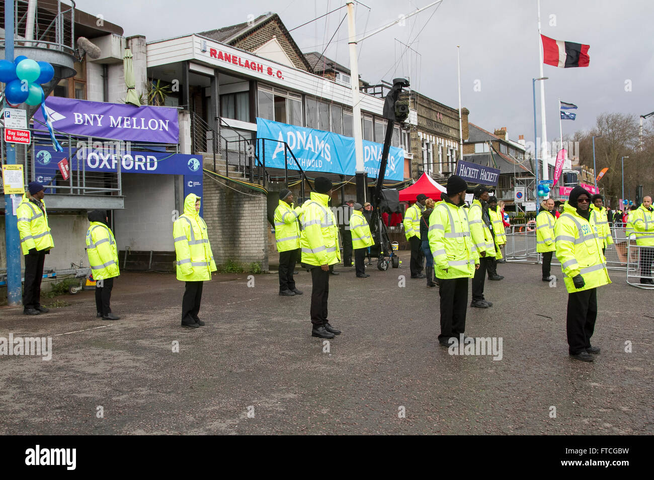 Security personnel stand guard hi-res stock photography and images - Alamy