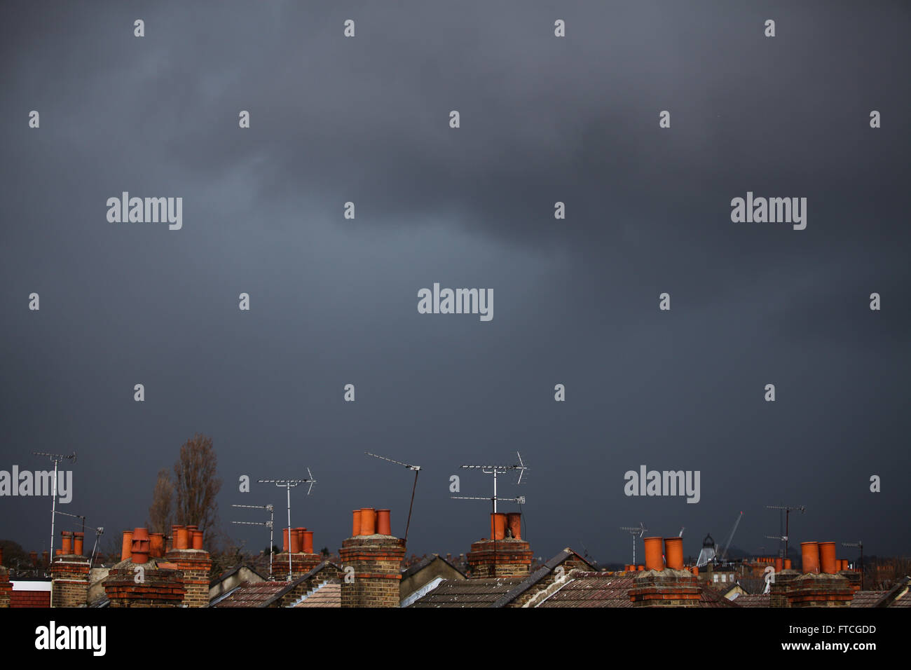 Chimmies on rooftop hi-res stock photography and images - Alamy