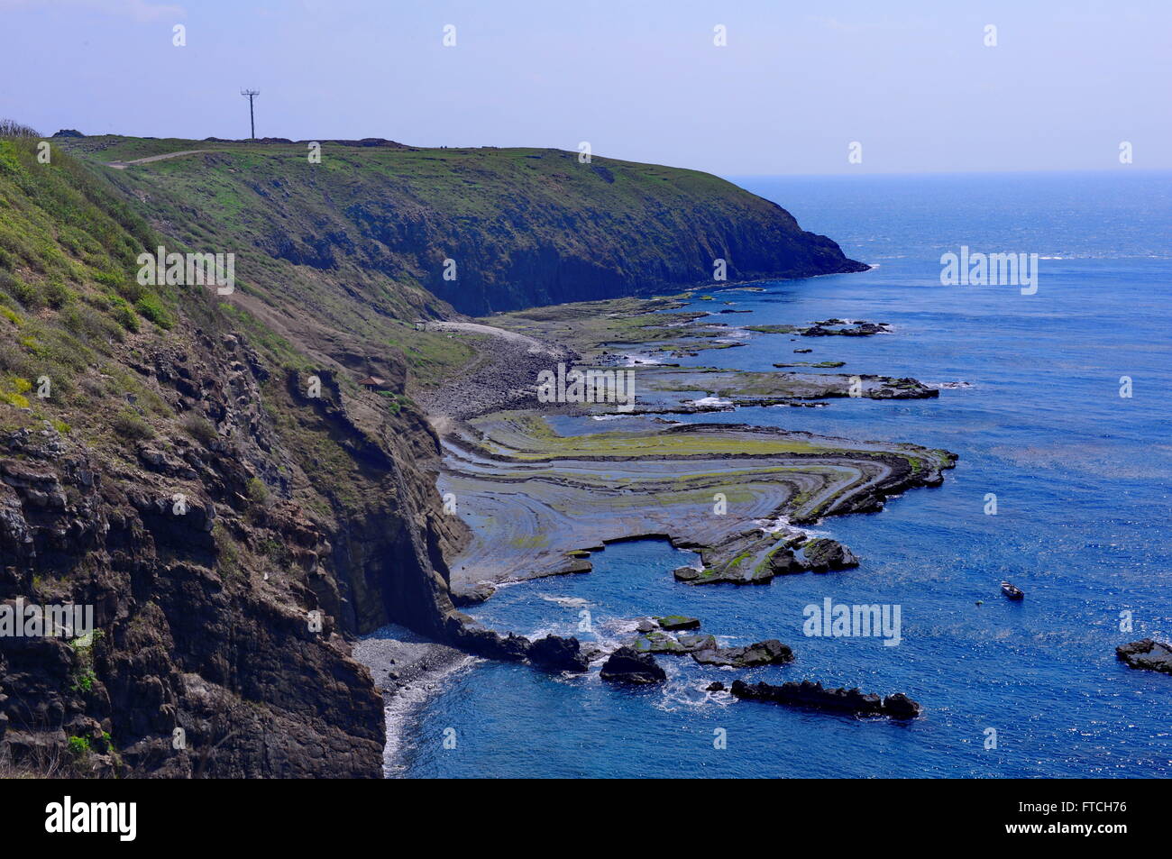 Penghu, China's Taiwan. 27th Mar, 2016. The coastline of Chimei Hsu is ...