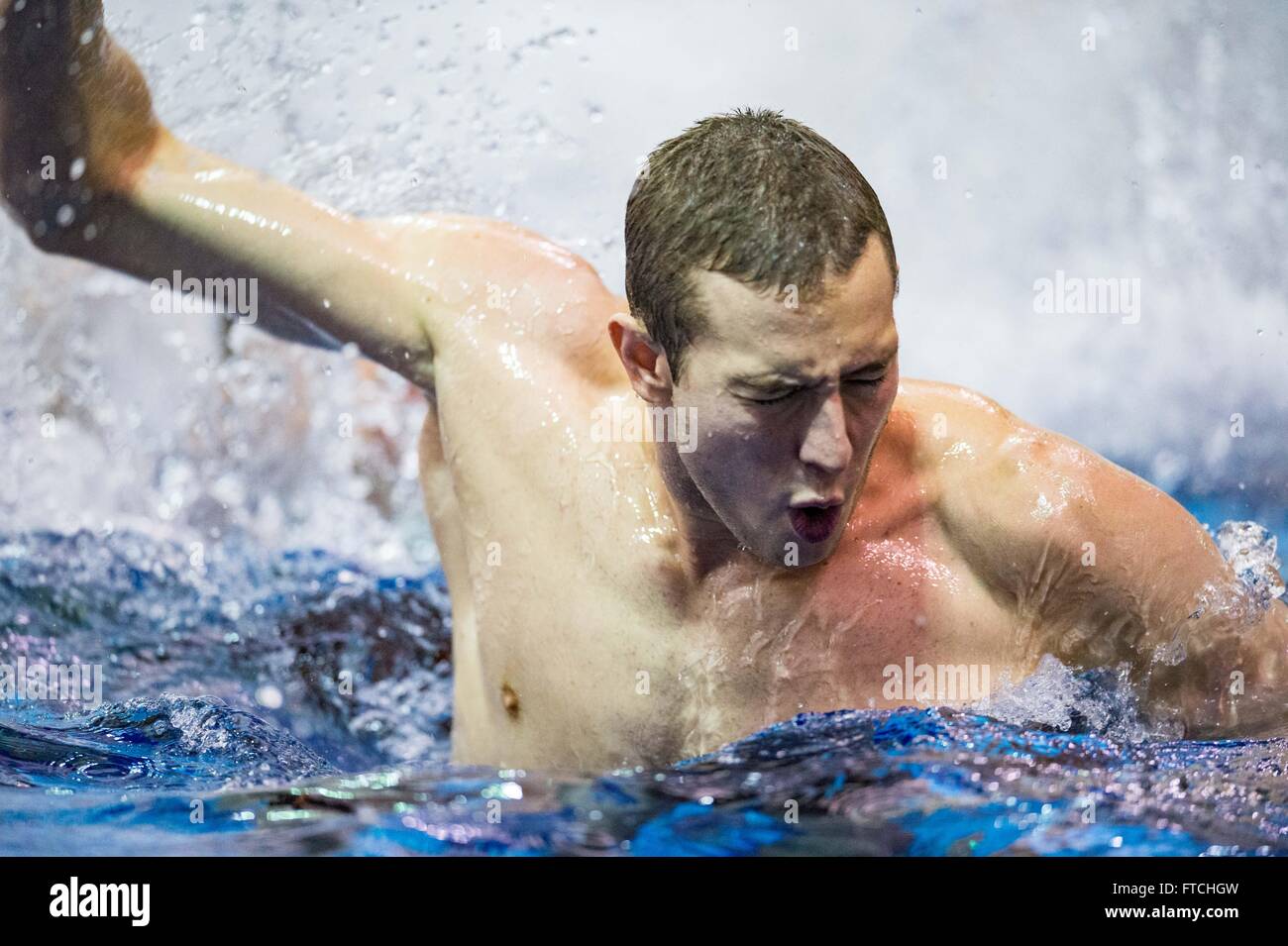 The Texas swim team wins the National Title during the NCAA Men's ...