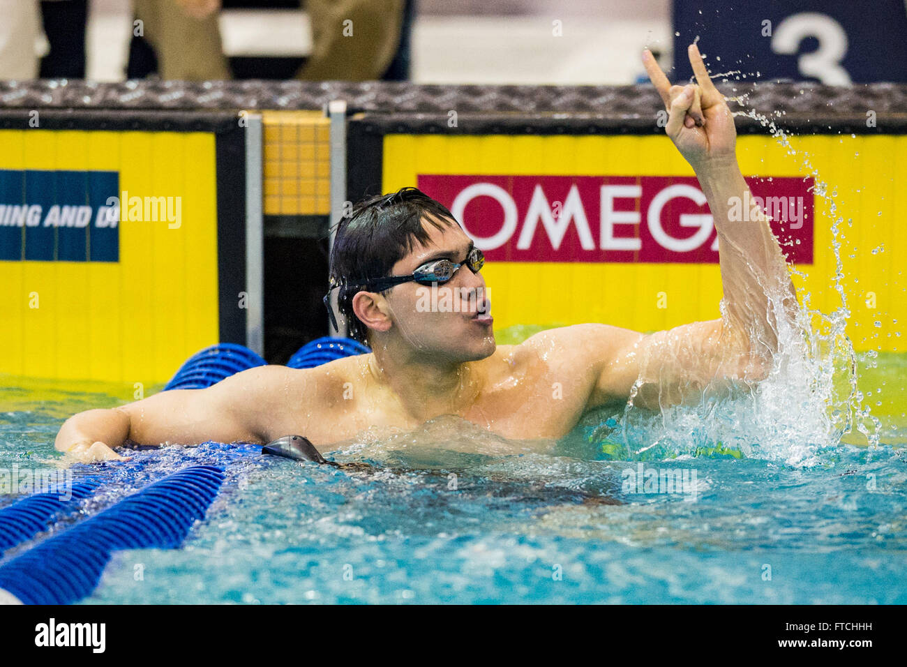 Texas swimmer Joseph Schooling during the NCAA Men's Swimming and ...