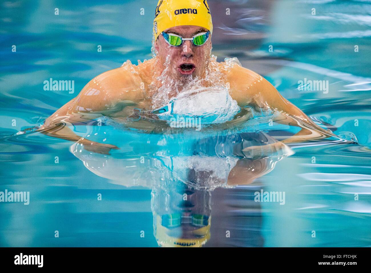 Cal swimmer Josh Prenot during the NCAA Men's Swimming and Diving ...