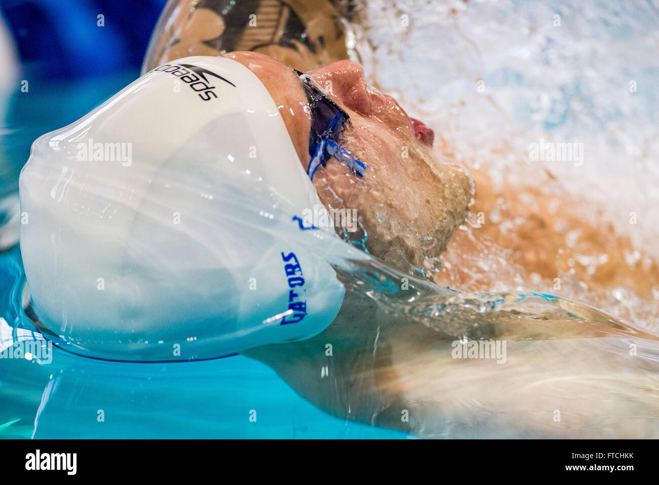 Florida swimmer Corey Main during the NCAA Men's Swimming and Diving ...