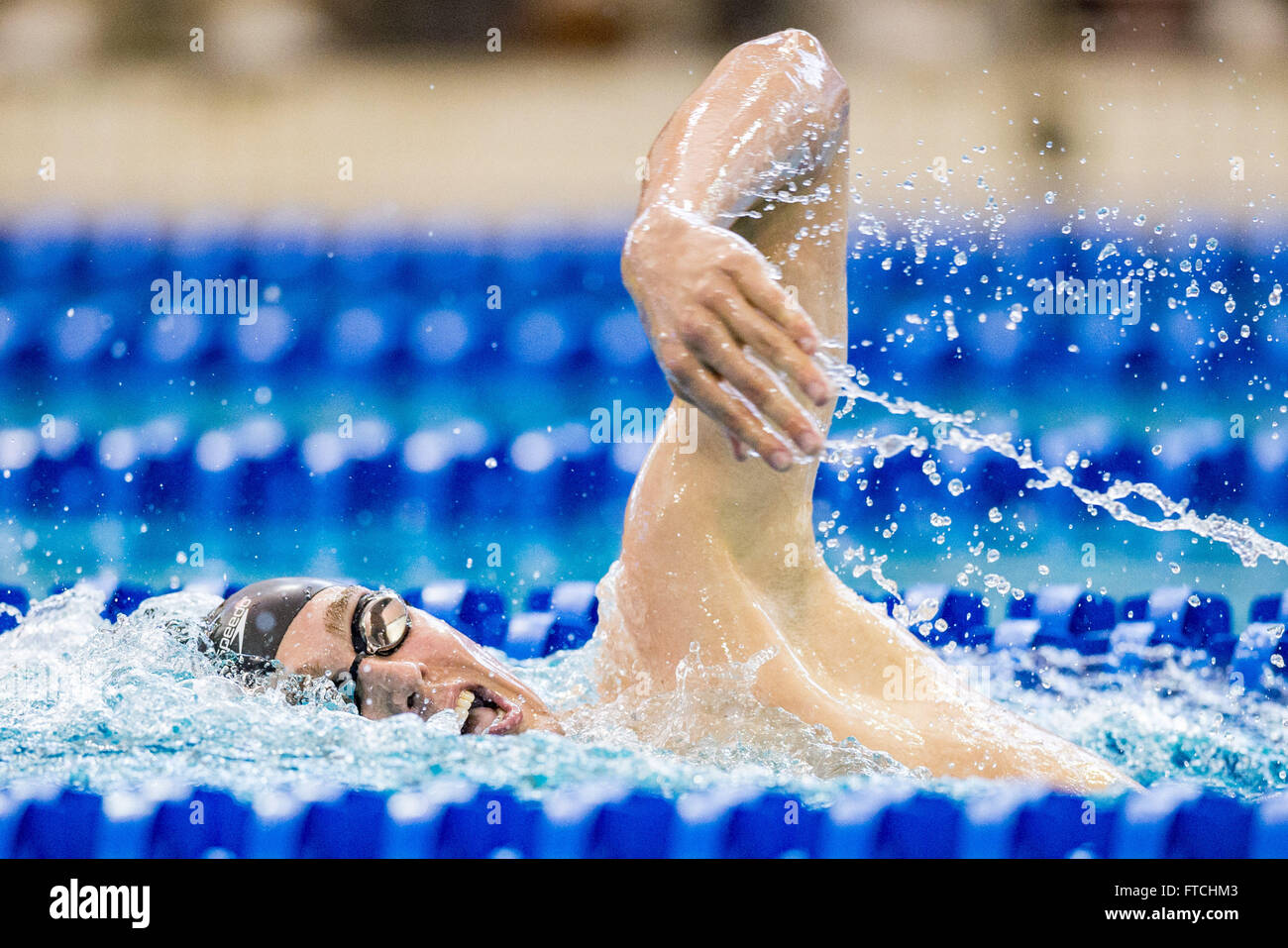 Texas swimmer Clark Smith during the NCAA Men's Swimming and Diving ...