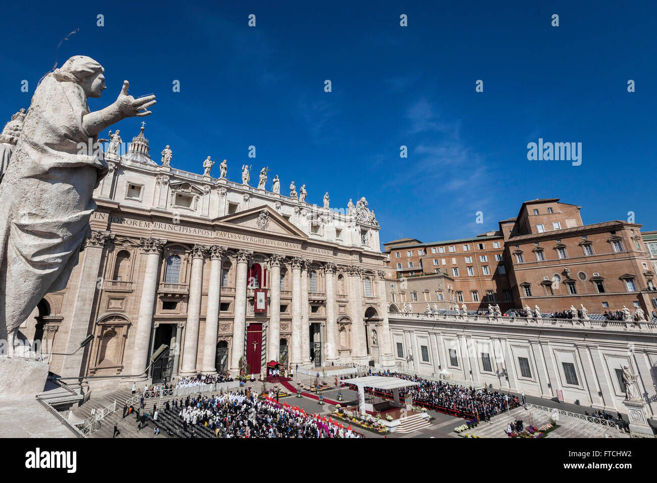 Vatican City, Vatican. 27th Mar, 2016. Pope Francis celebrates the ...