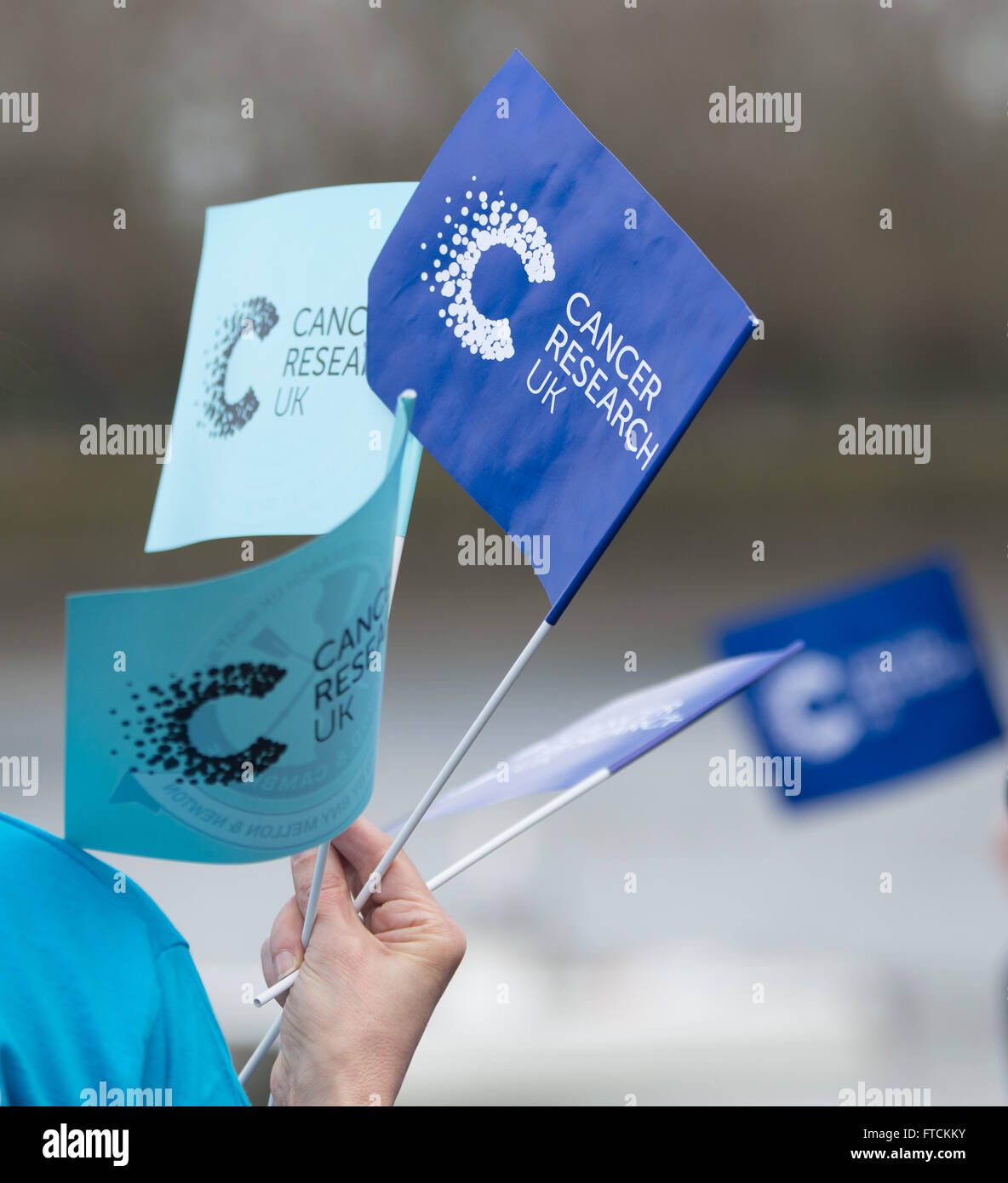 Cancer research uk flag hi-res stock photography and images - Alamy