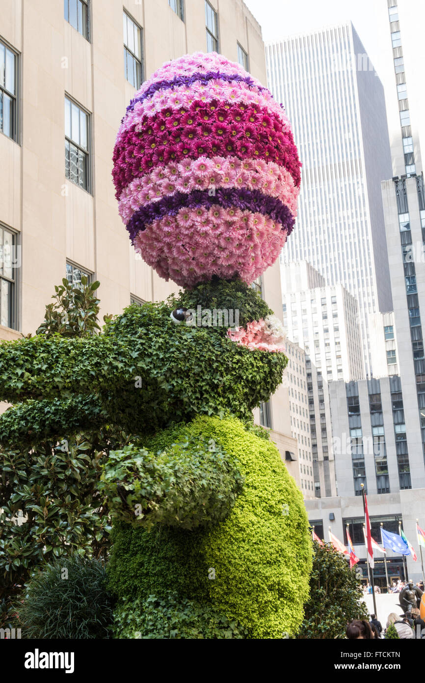 Easter rockefeller center manhattan new hi-res stock photography and ...