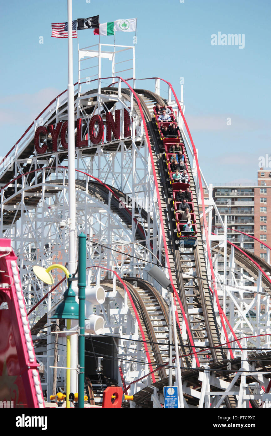 New York, New York, USA. 26th Mar, 2016. Cyclone, Coney Island.photo by ...