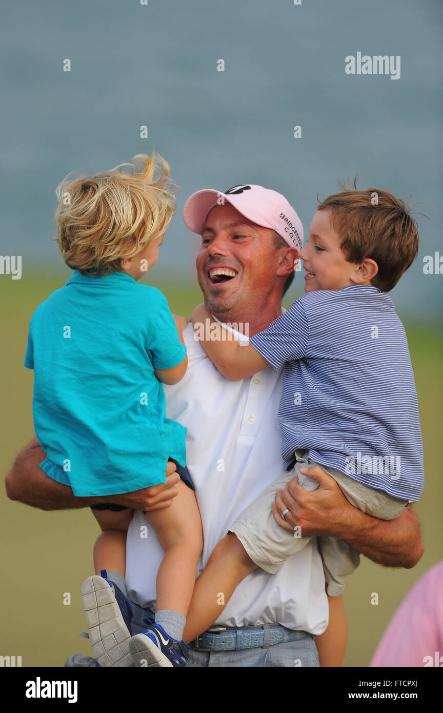 May 13, 2012 - Ponte Vedra, Florida, USA - Matt Kuchar celebrates with ...