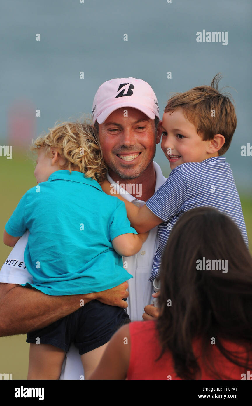 May 13, 2012 - Ponte Vedra, Florida, USA - Matt Kuchar celebrates with ...