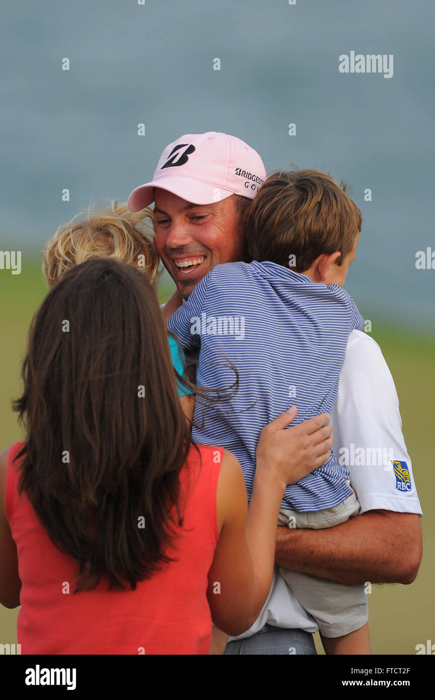 May 13, 2012 - Ponte Vedra, Florida, USA - Matt Kuchar celebrates with ...