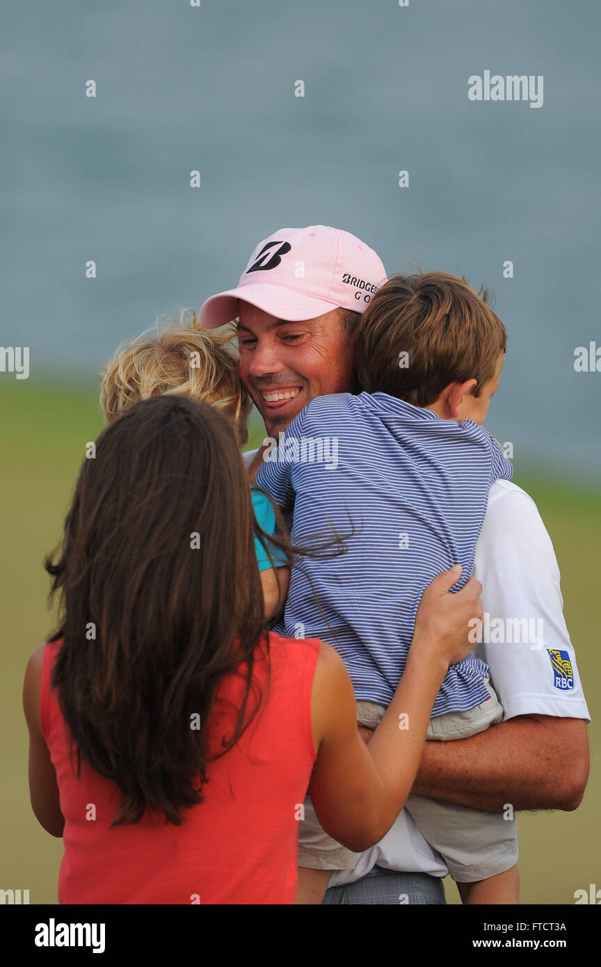 Ponte Vedra, Florida, USA. 13th May, 2012. Matt Kuchar celebrates with ...