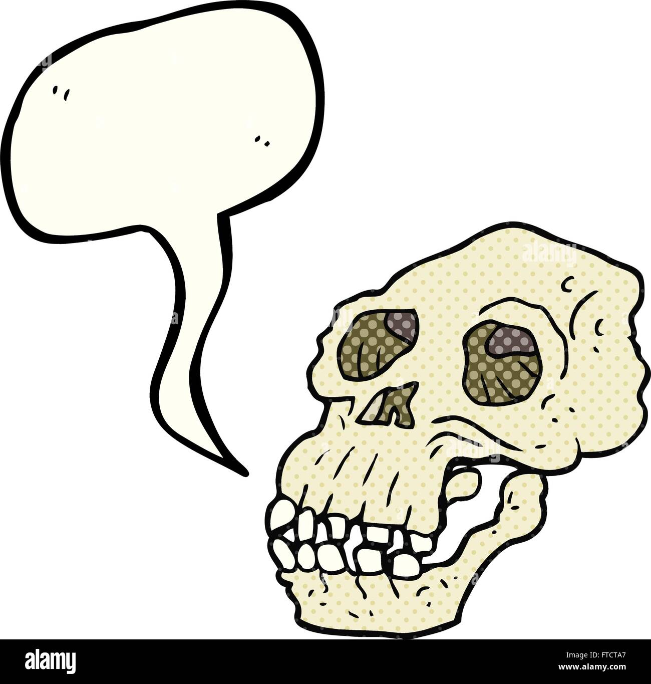 Neanderthal and human skull Stock Vector Images - Alamy