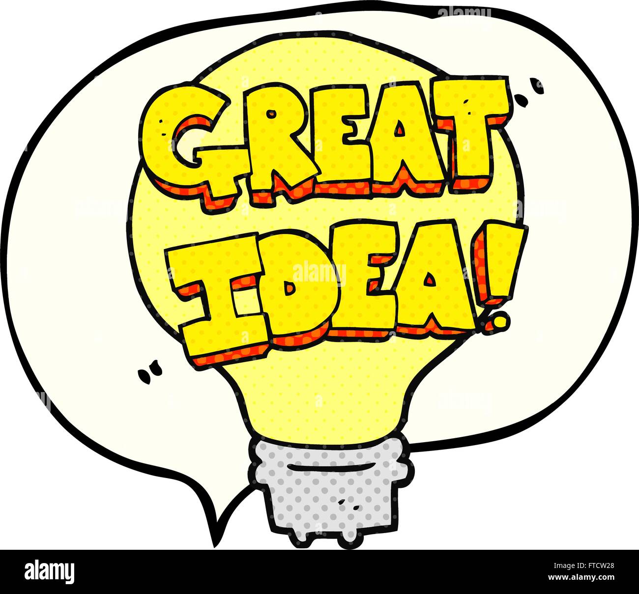 Bright Idea Cartoon