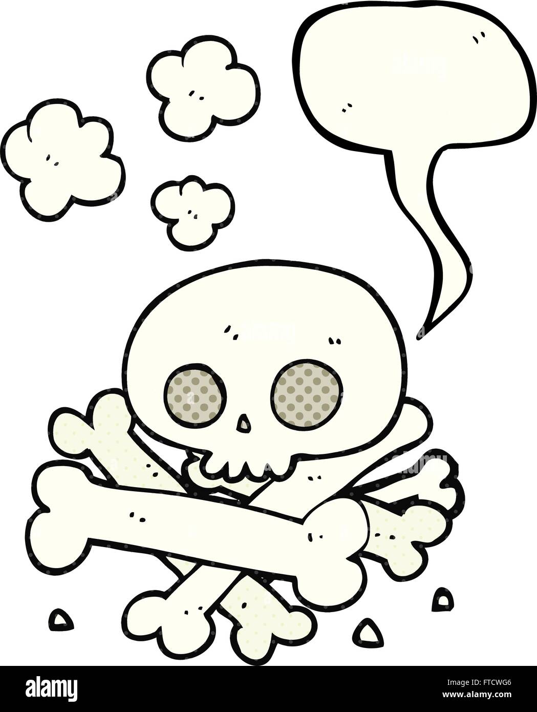 Cartoon Pile Of Bones