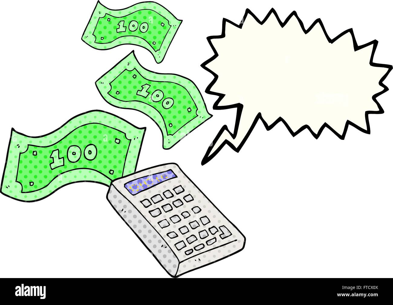 Freehand drawn cartoon hand counting hi-res stock photography and ...