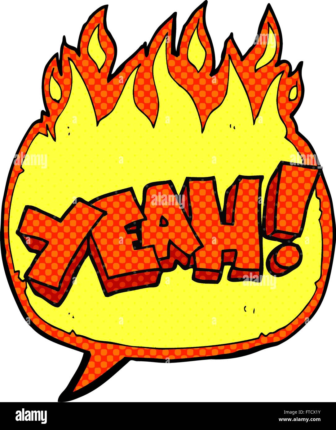 Cartoon yeah shout hi-res stock photography and images - Alamy