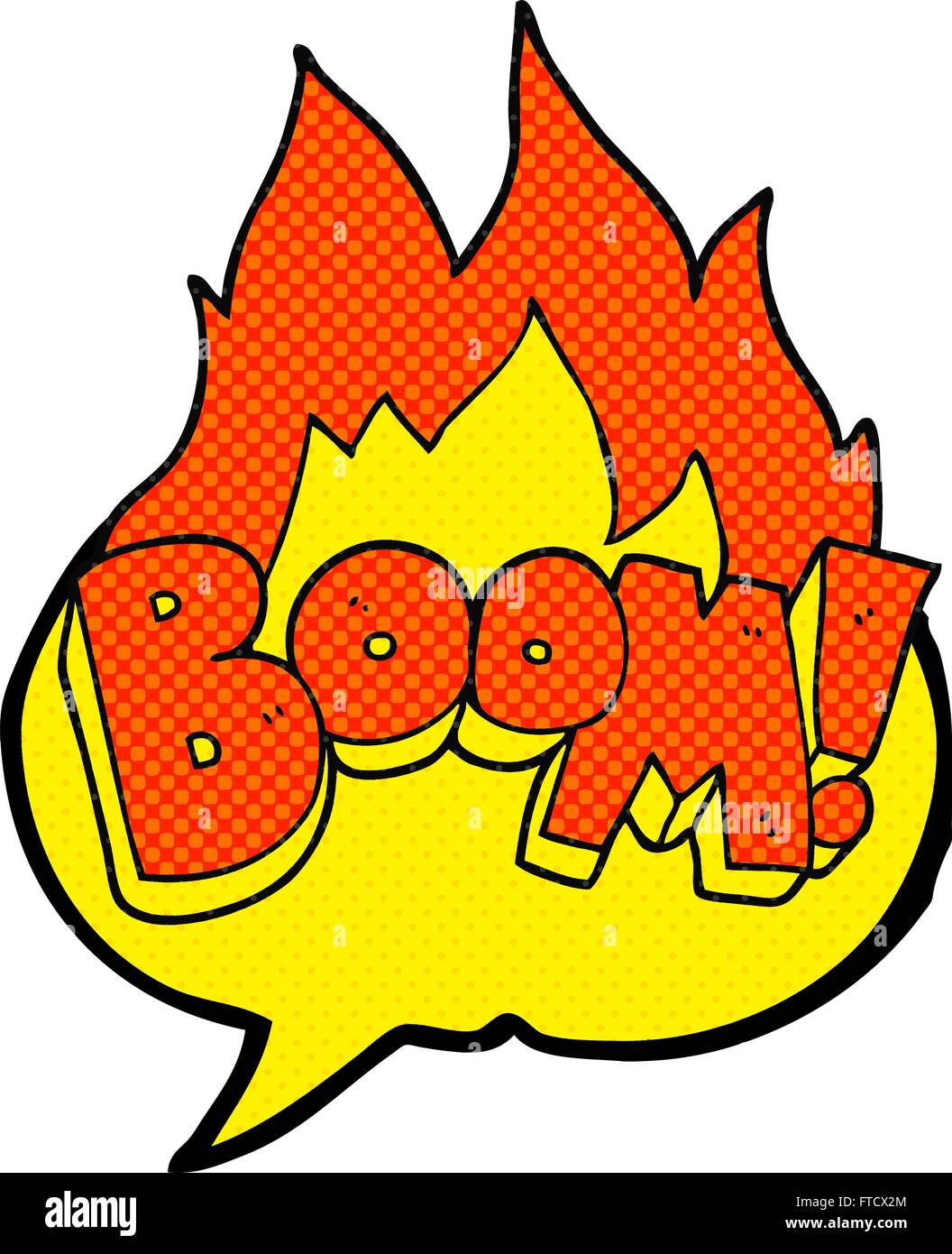 freehand drawn comic book speech bubble cartoon boom Stock Vector Image & Art - Alamy