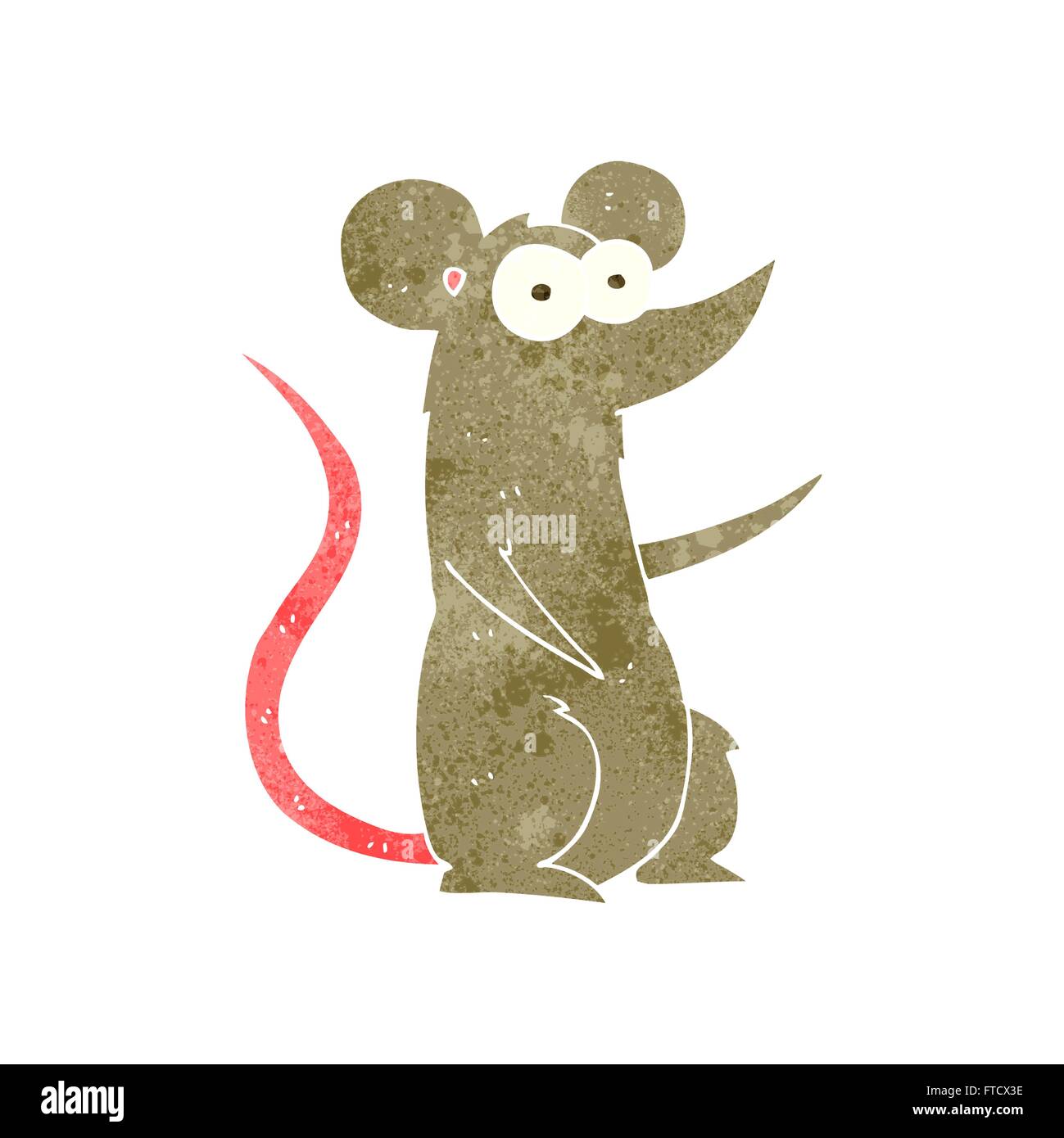 Cartoon waving mouse Cut Out Stock Images & Pictures - Alamy