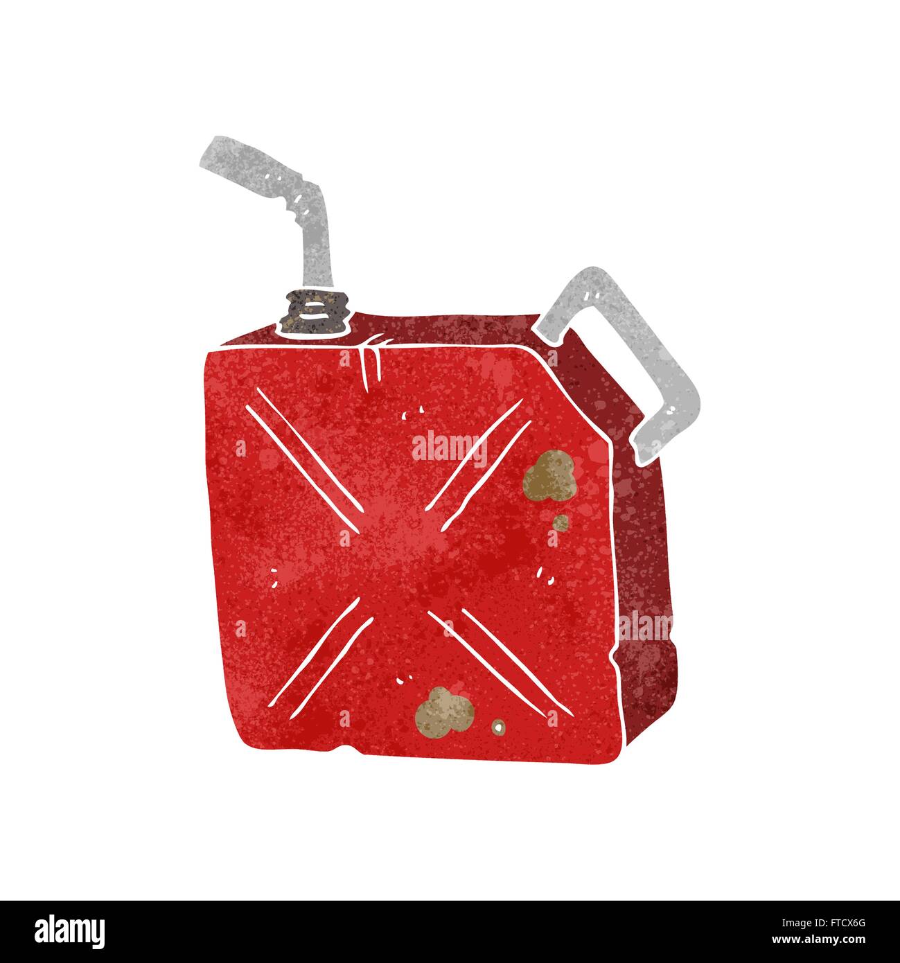 freehand retro cartoon fuel can Stock Vector Image & Art - Alamy