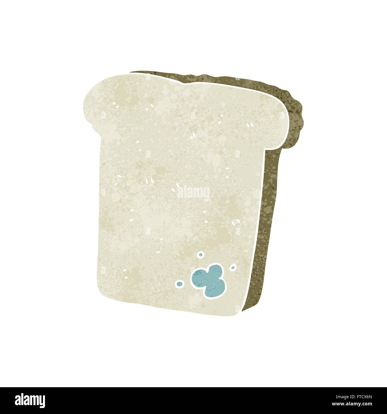 freehand retro cartoon mouldy bread Stock Vector Image & Art - Alamy