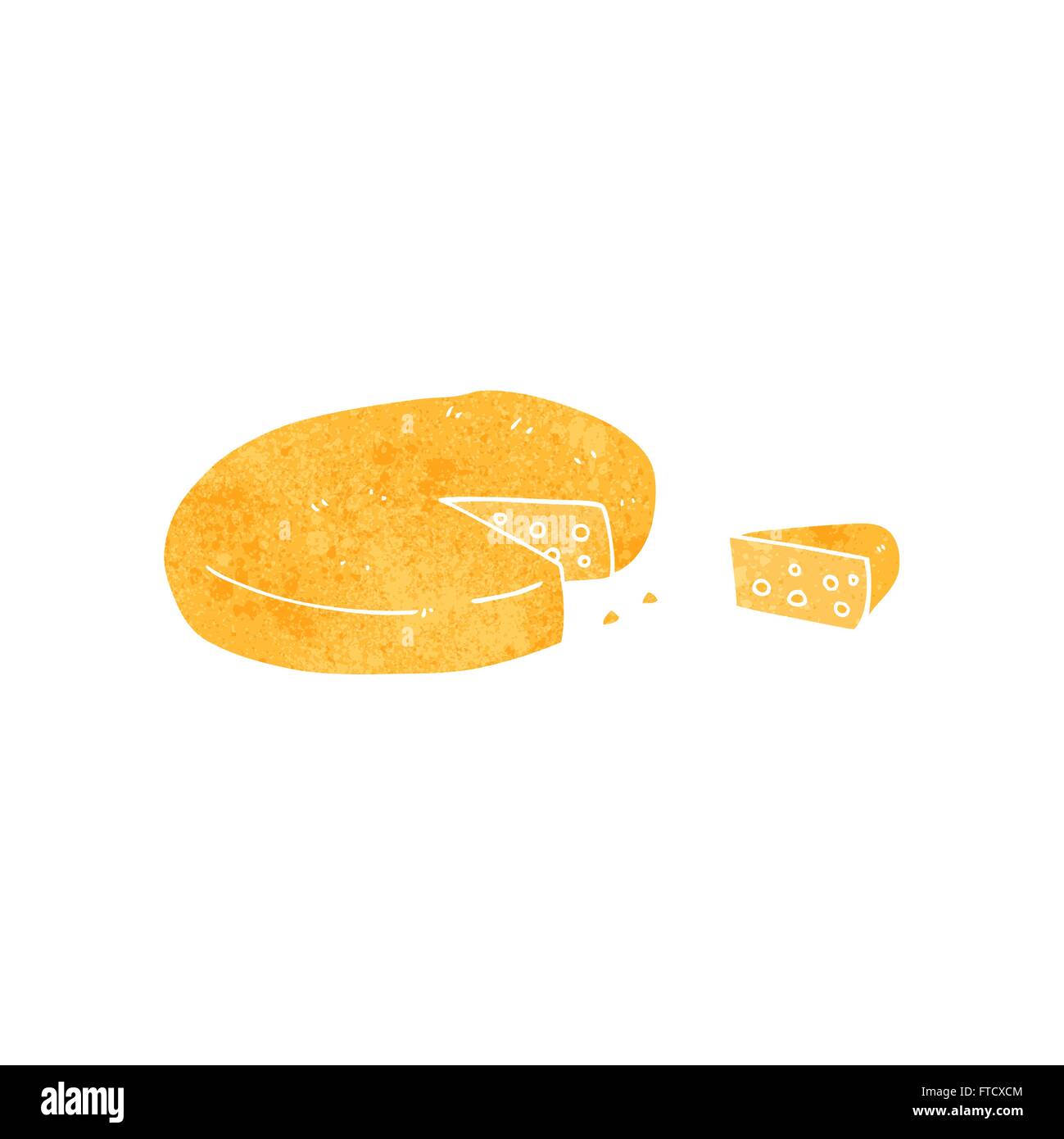 Freehand drawn cartoon cheese wheel Stock Vector Images - Alamy