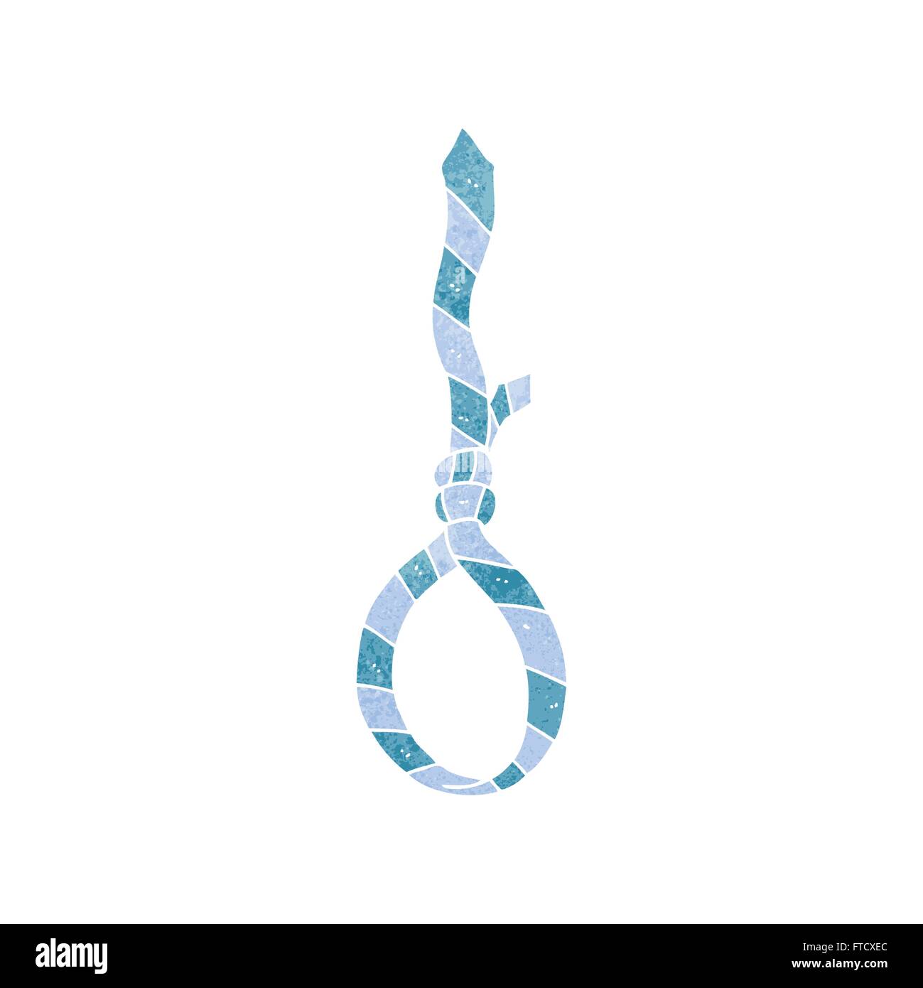 Freehand retro cartoon noose hi-res stock photography and images - Alamy