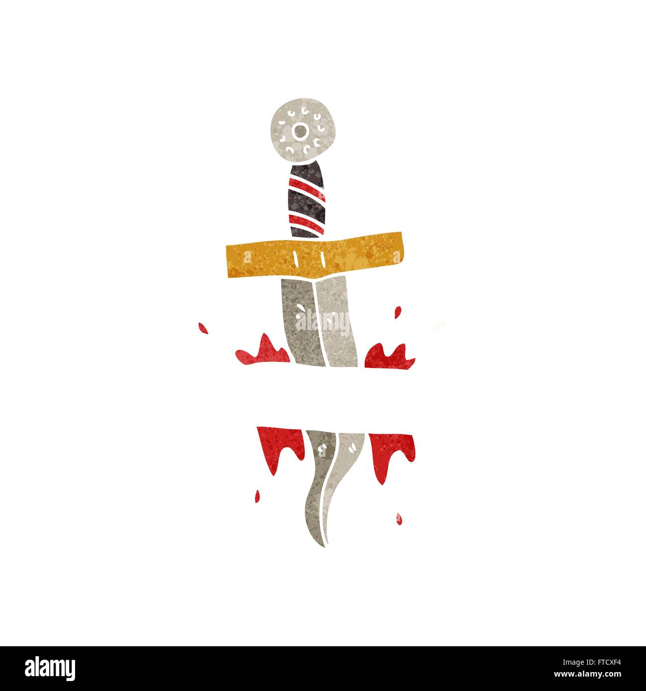 Freehand drawn cartoon dagger symbol Stock Vector Images - Alamy