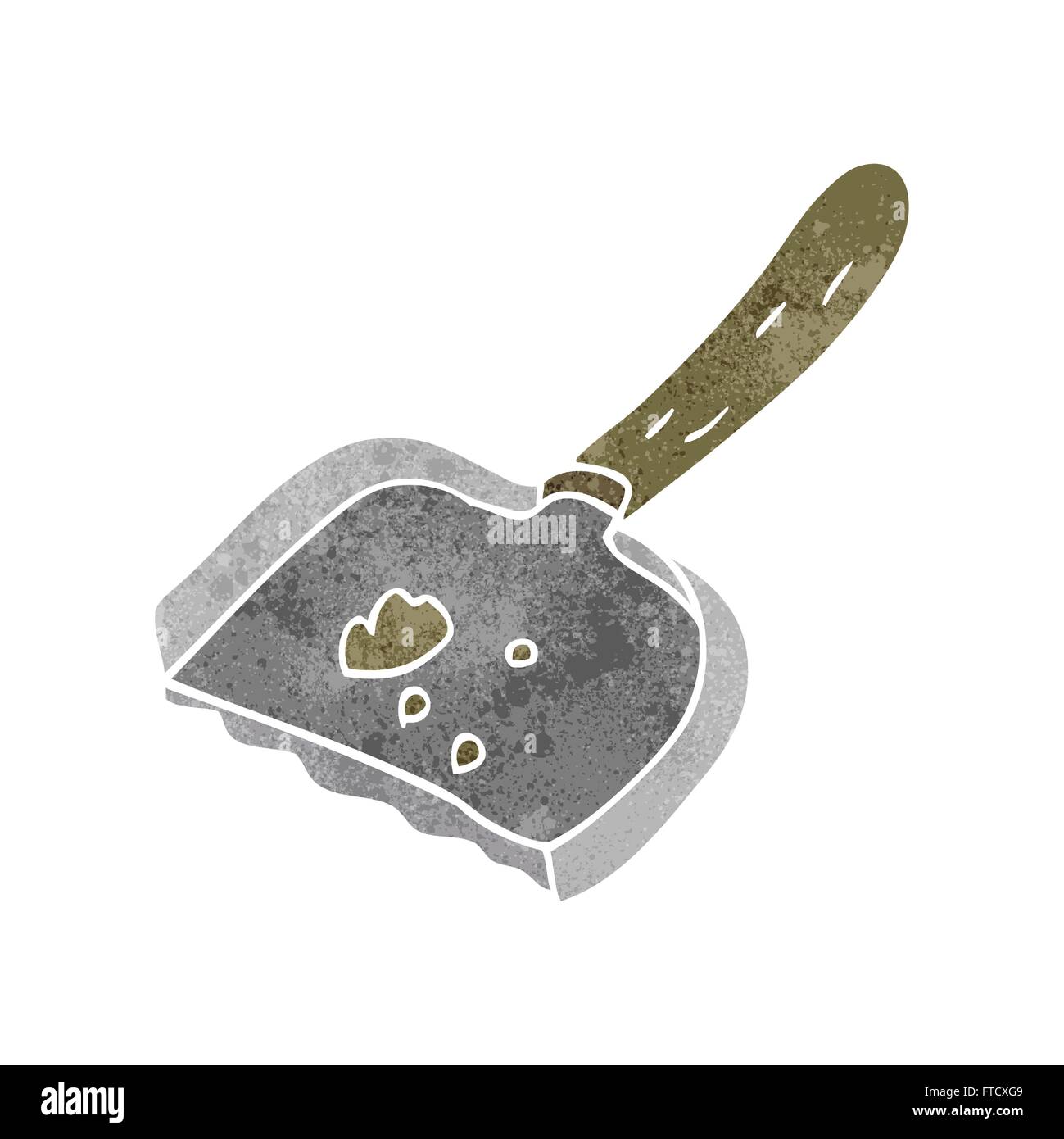 freehand retro cartoon dust pan Stock Vector Image & Art - Alamy