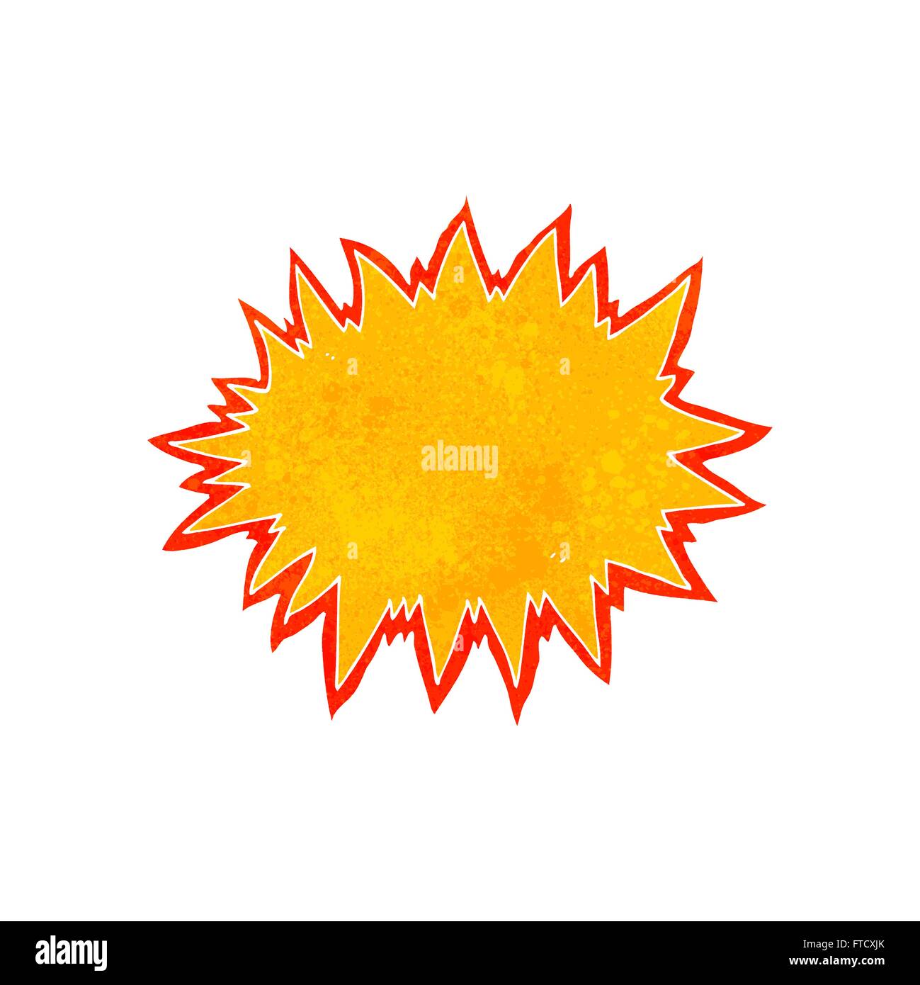 freehand retro cartoon explosion sign Stock Vector Image & Art - Alamy