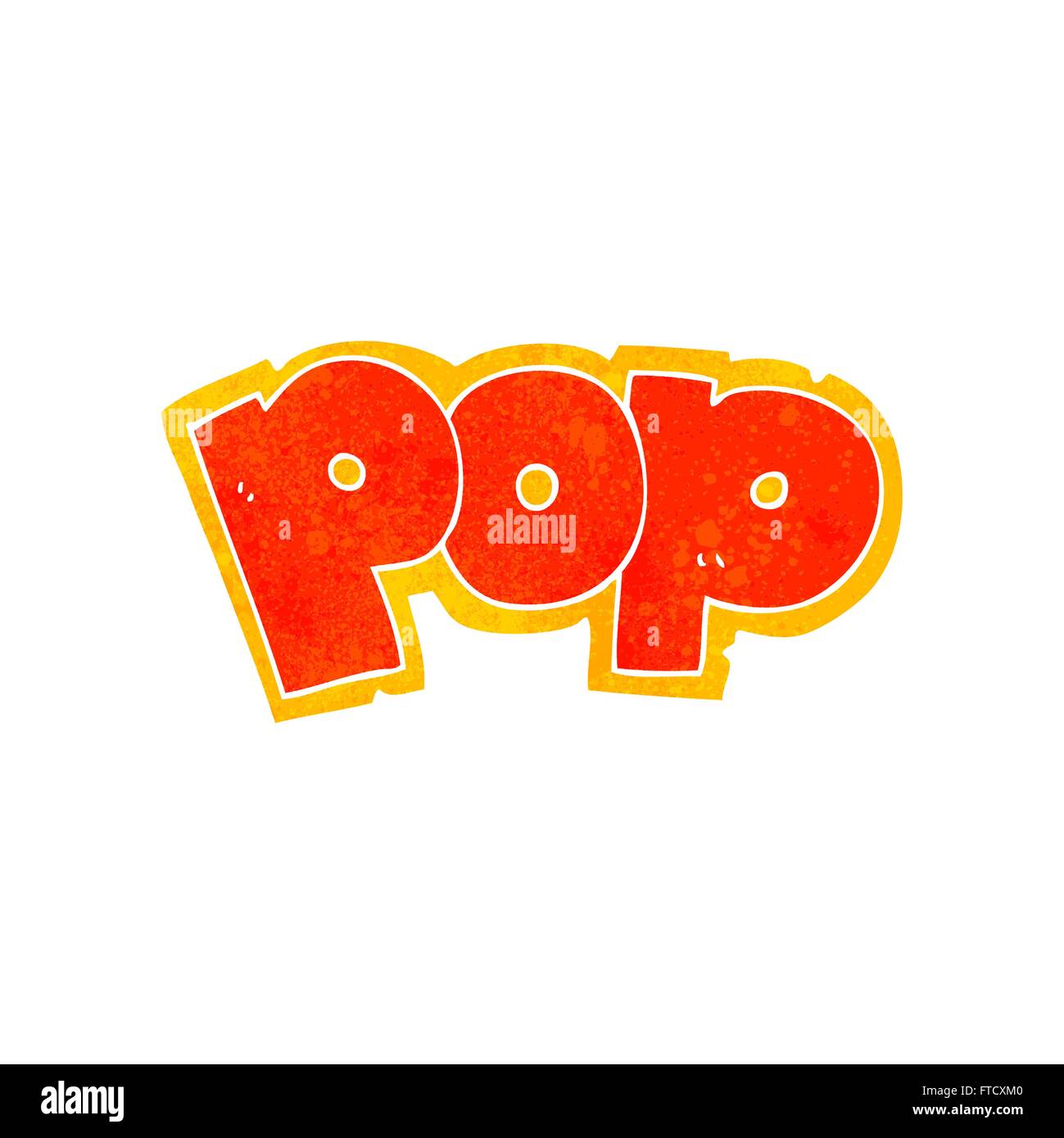freehand retro cartoon POP symbol Stock Vector Image & Art - Alamy