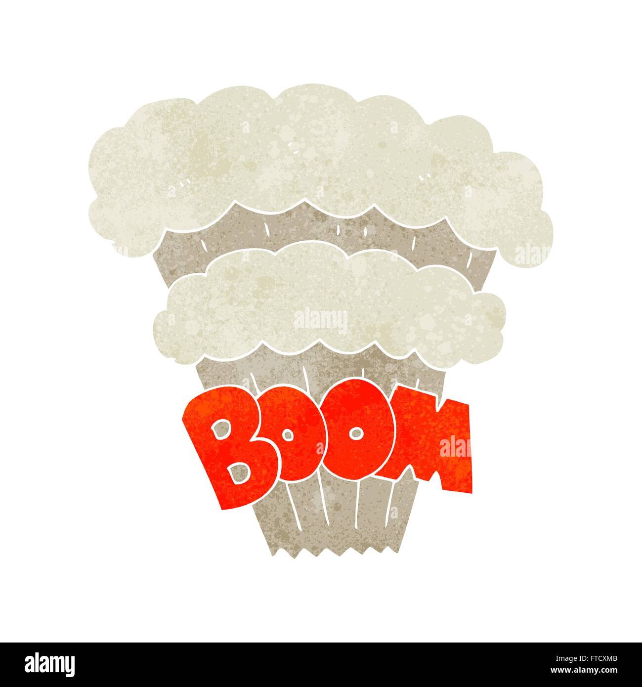 freehand retro cartoon explosion Stock Vector Image & Art - Alamy