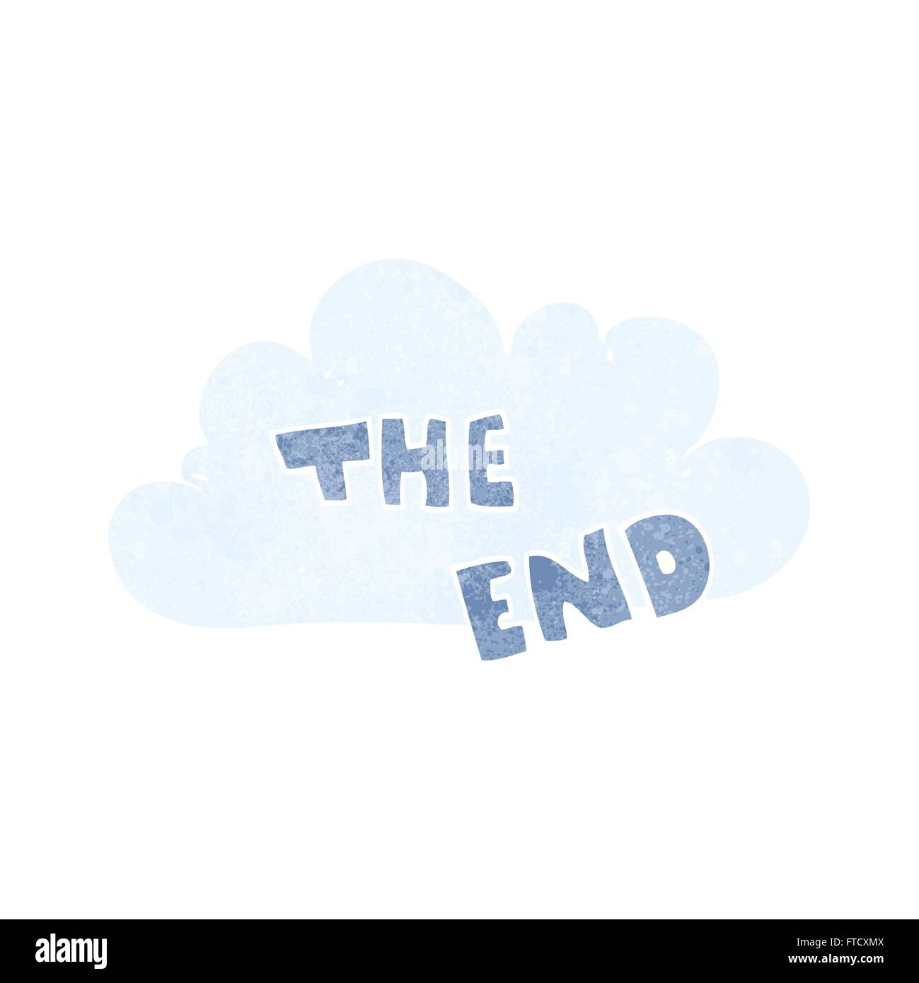 freehand retro cartoon The End symbol Stock Vector Image & Art - Alamy