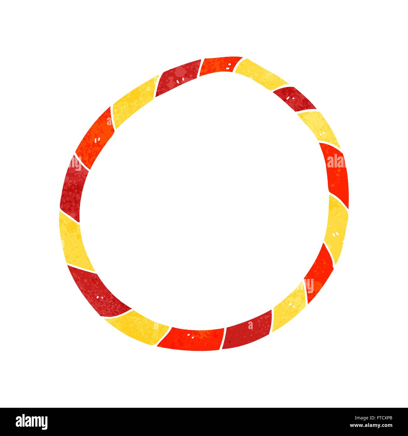 freehand retro cartoon hula hoop Stock Vector Image & Art - Alamy