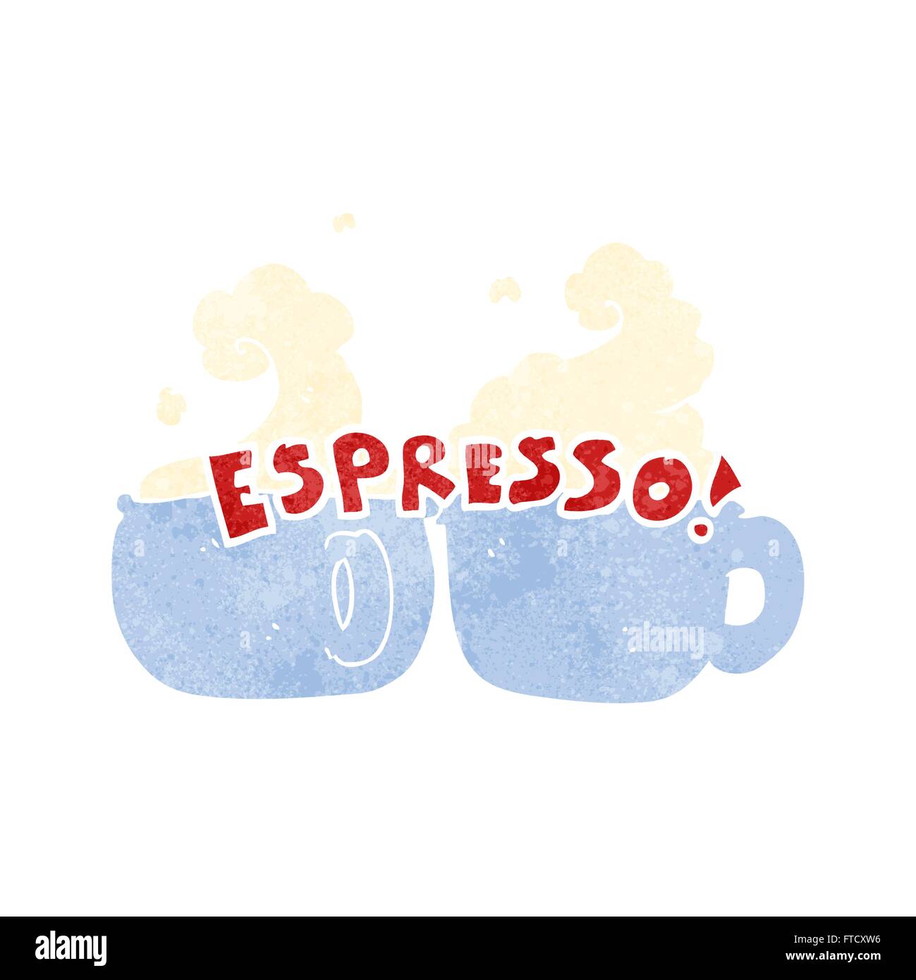 Freehand drawn cartoon espresso Stock Vector Images - Alamy
