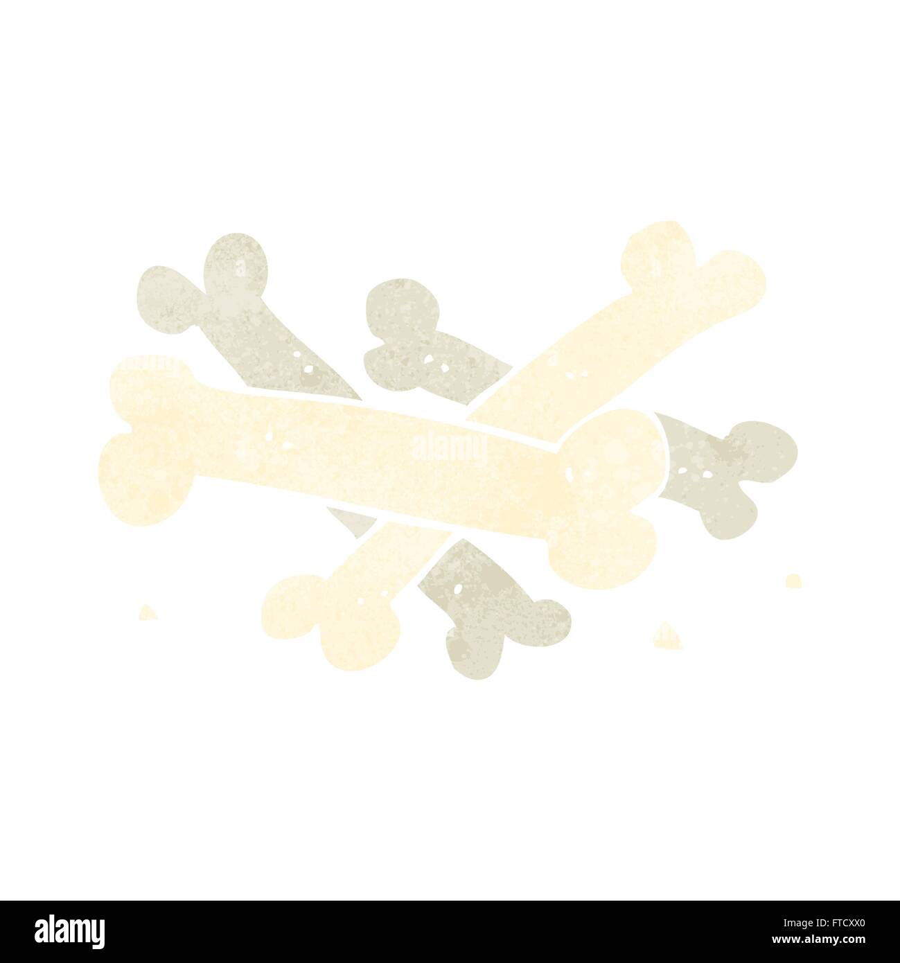 freehand retro cartoon pile of bones Stock Vector Image & Art - Alamy