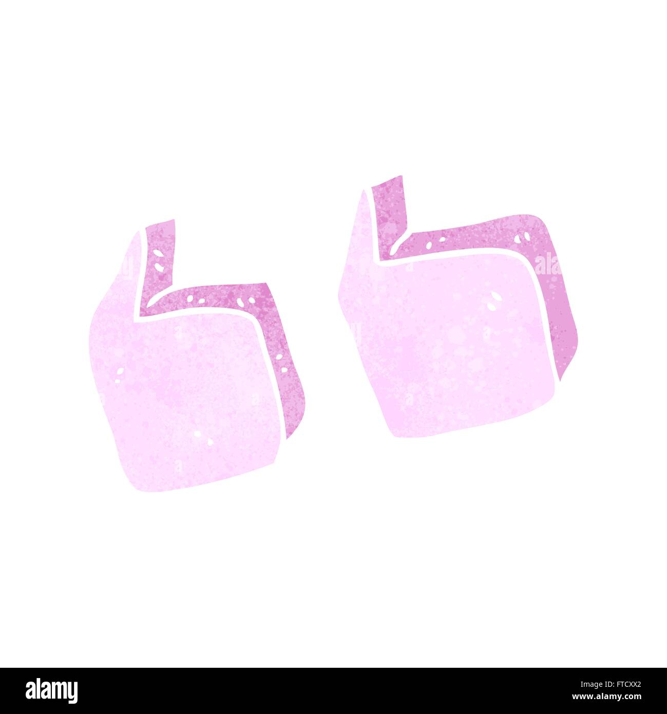 freehand retro cartoon quotation marks Stock Vector Image & Art - Alamy