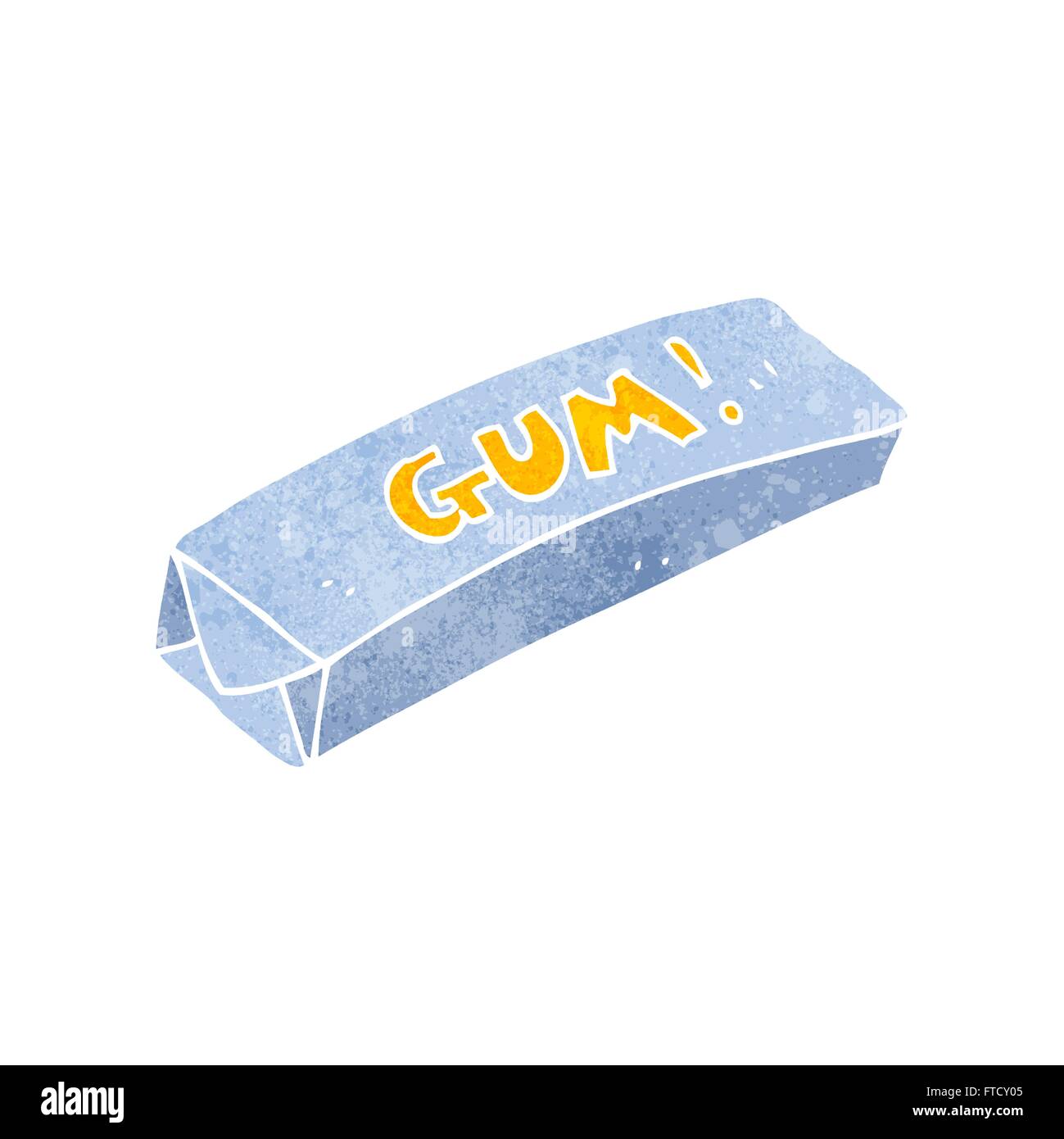 Freehand retro cartoon chewing gum hi-res stock photography and images ...