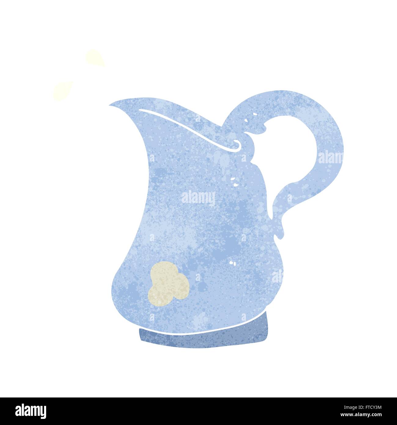freehand retro cartoon milk jug Stock Vector Image & Art - Alamy