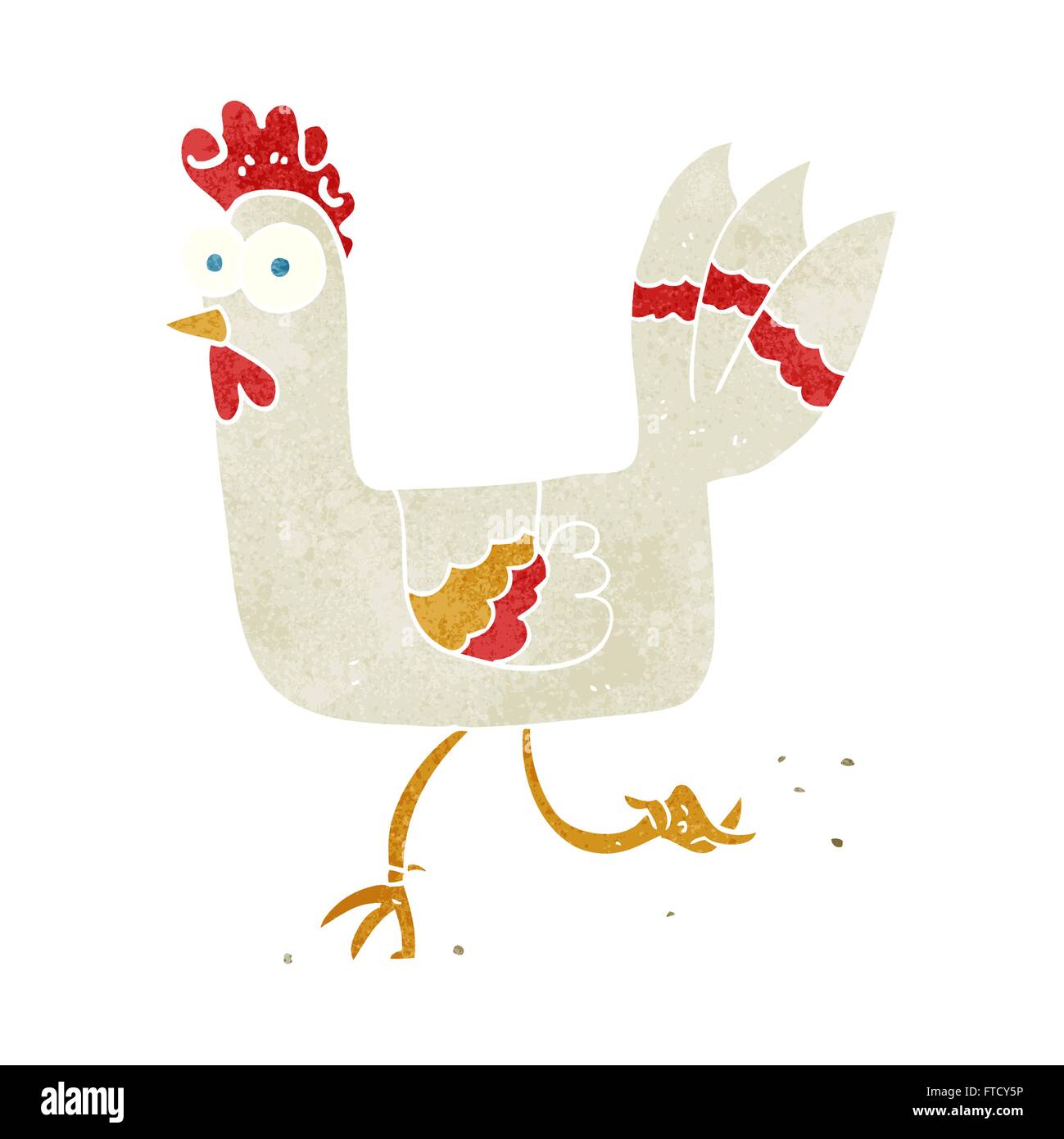 Chicken running Stock Vector Images - Alamy