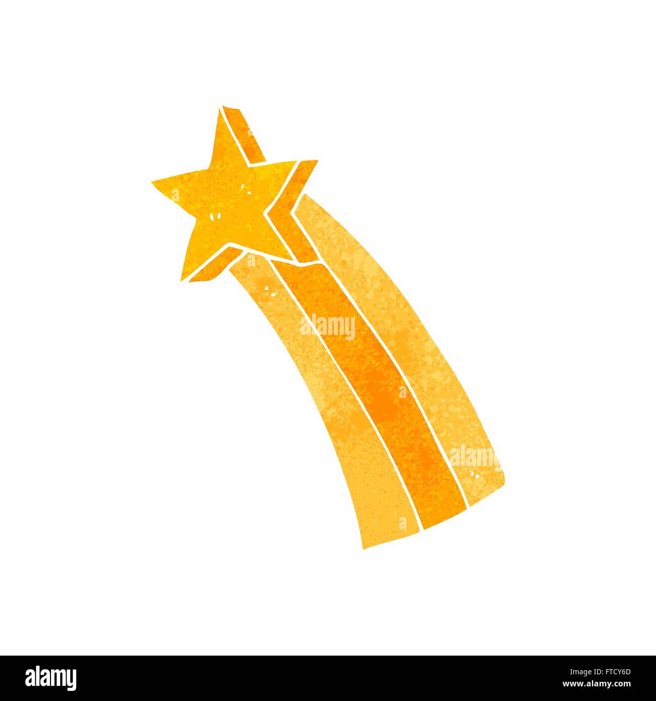 freehand retro cartoon shooting star Stock Vector Image & Art - Alamy
