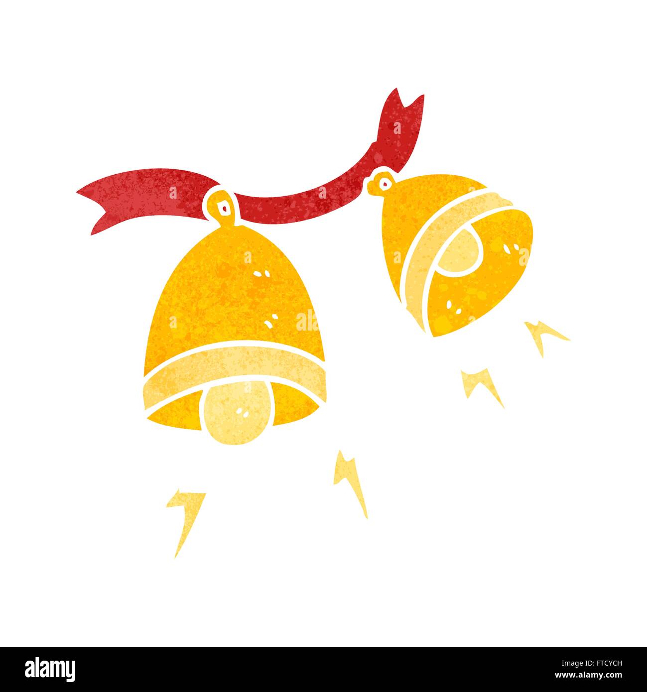 Retro christmas bells clip art hi-res stock photography and images - Alamy