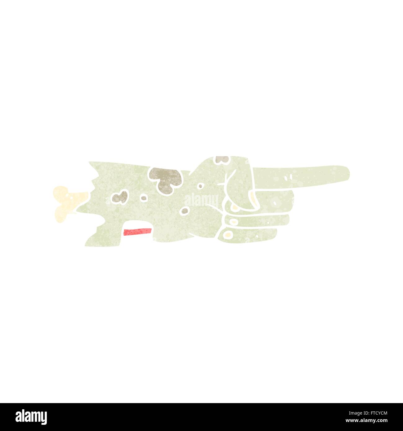 Cartoon Pointing Zombie Hand Stock Vector Images - Alamy