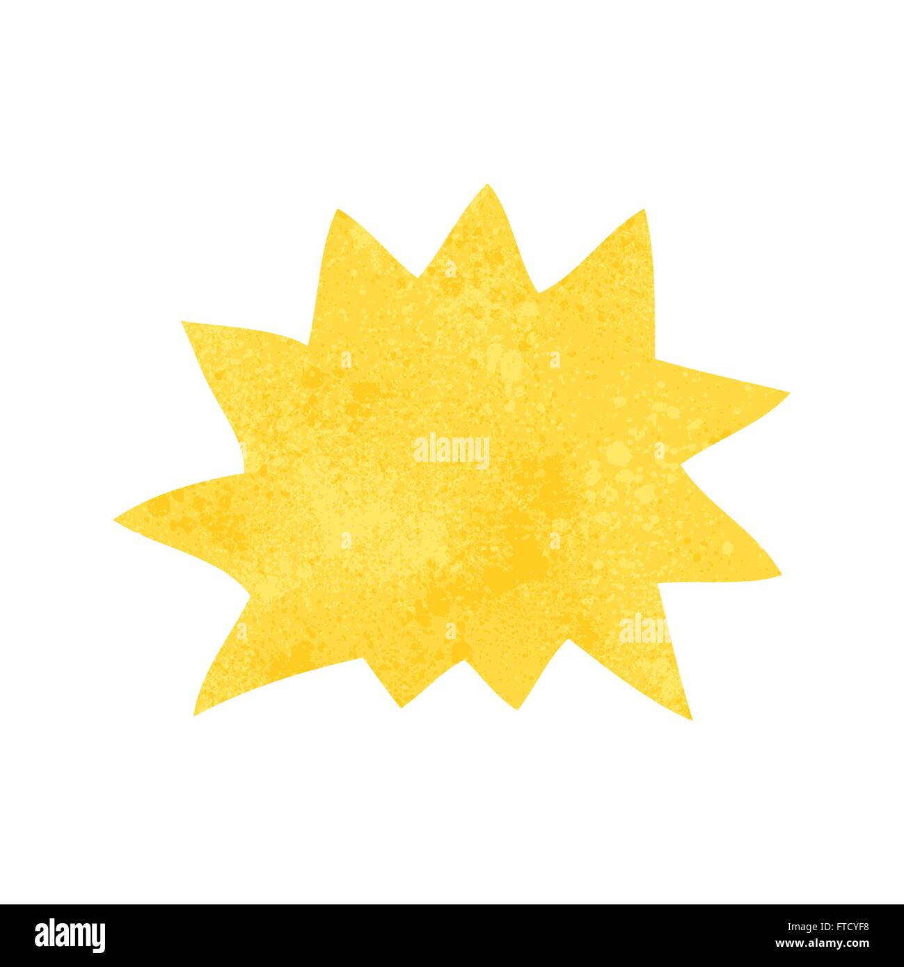 freehand retro cartoon explosion symbol Stock Vector Image & Art - Alamy