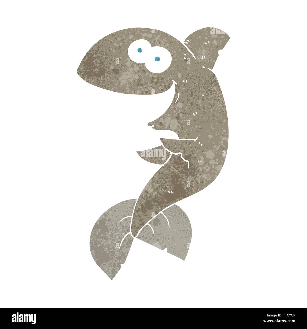 Freehand drawn cartoon shark Stock Vector Images - Alamy